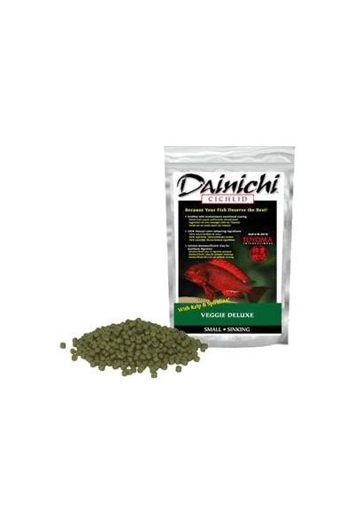 Dainichi Cichlid Veggie Deluxe (3Mm) 50Gr Açık Dainichi Cichlid Veggie Deluxe (3Mm) 50Gr Açık