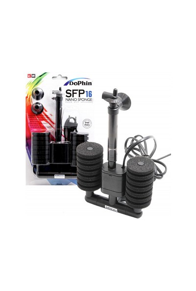 Dophin Sfp 16 Nano Sponge Motorlu Pipo Filtre Dophin Sfp 16 Nano Sponge Motorlu Pipo Filtre