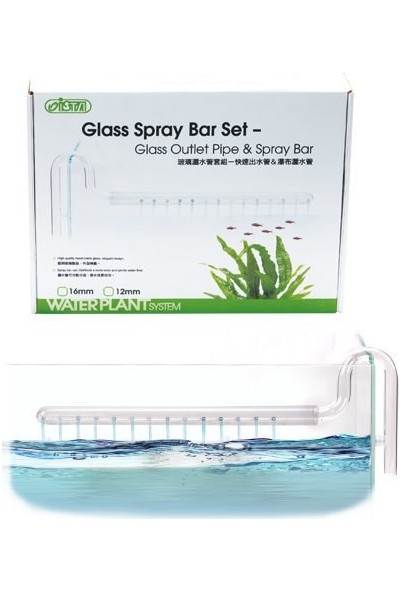 İsta Glass Spray Bar Set Camyağmurlama 16Mm İsta Glass Spray Bar Set Camyağmurlama 16Mm