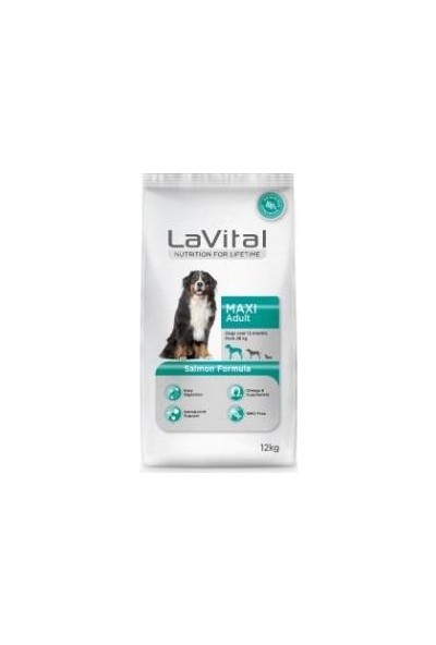 Lavital Maxi Adult Somonlu Köpek Maması 12Kg Lavital Maxi Adult Somonlu Köpek Maması 12Kg