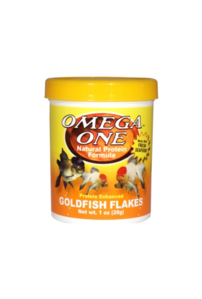 Omega One Goldfish Flakes 130Ml / 12Gr. Omega One Goldfish Flakes 130Ml / 12Gr.