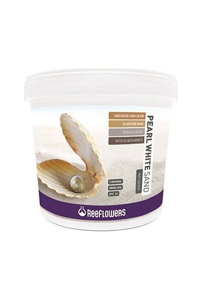 Reeflowers Pearl White Sand Mineralli Akvaryum Kumu 1Kg (1-1.5Mm) Açık Reeflowers Pearl White Sand Mineralli Akvaryum Kumu 1Kg (1-1.5Mm) Açık