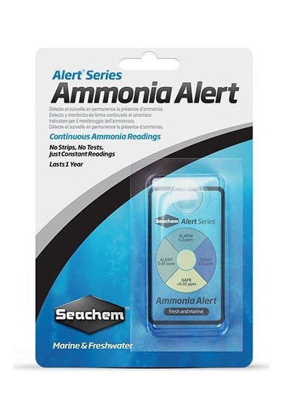 Seachem Ammonia Alert Amonyak Göstergesi Seachem Ammonia Alert Amonyak Göstergesi