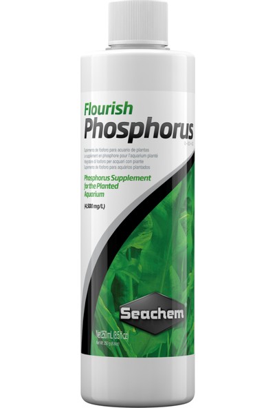 Seachem Flourish Phosphorus 100Ml Sıvı Bitki Gübresi Seachem Flourish Phosphorus 100Ml Sıvı Bitki Gübresi