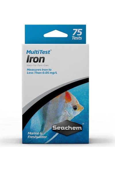 Seachem Multi Test Iron 75 Test