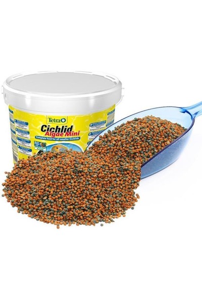Tetra Cichlid Algae Mini Granules 100Gr Açık Tetra Cichlid Algae Mini Granules 100Gr Açık