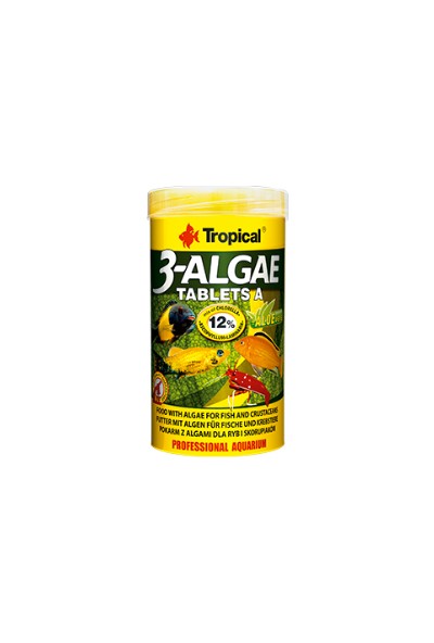 Tropical 3-Algae Tablets A 100Ad Açık Tropical 3-Algae Tablets A 100Ad Açık