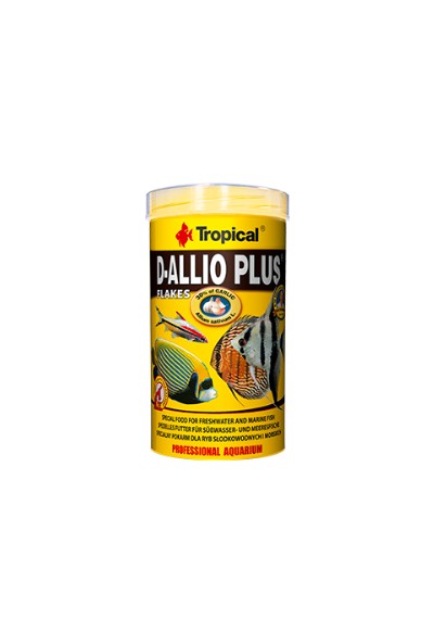 Tropical D-Allio Plus Flake 500Ml / 100Gr. Tropical D-Allio Plus Flake 500Ml / 100Gr.