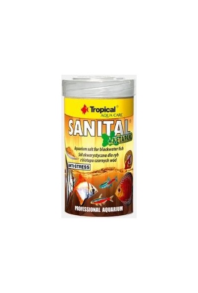 Tropical Sanital Ketapang Akvaryum Tuzu 100Gr. Açık Tropical Sanital Ketapang Akvaryum Tuzu 100Gr. Açık