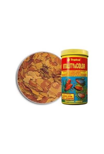 Tropical Vitality & Color Flakes 100Gr Açık Tropical Vitality & Color Flakes 100Gr Açık