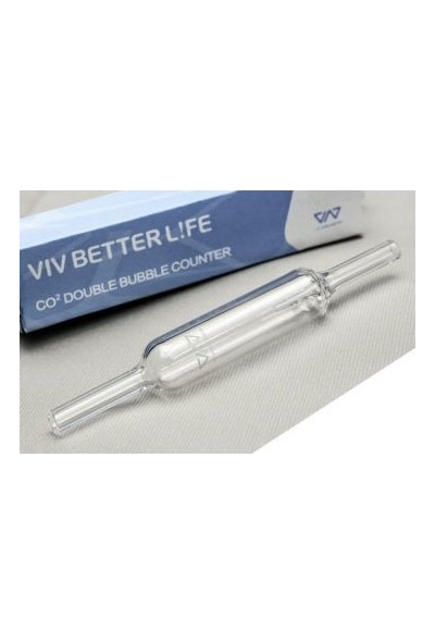 Vıv Co2 Double Bubble Counter Ø20