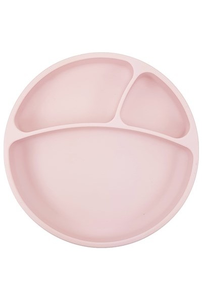 Oioi Vakum Tabanlı Silikon Tabak - Pembe Oioi Vakum Tabanlı Silikon Tabak - Pembe