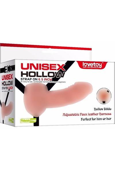 Lovetoy Içi Boş Kullanılabilen 17 Cm Belden Bağlamalı Penis