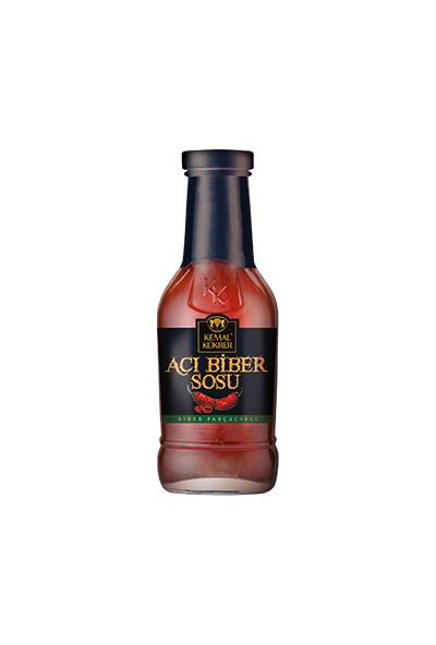 Kemal Kükrer Parçacıklı Acı Biber Sosu 330 ml Kemal Kükrer Parçacıklı Acı Biber Sosu 330 ml