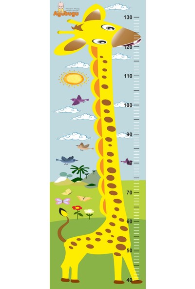 Agubugu Baby - Zürafa Boy Ölçer 130 cm