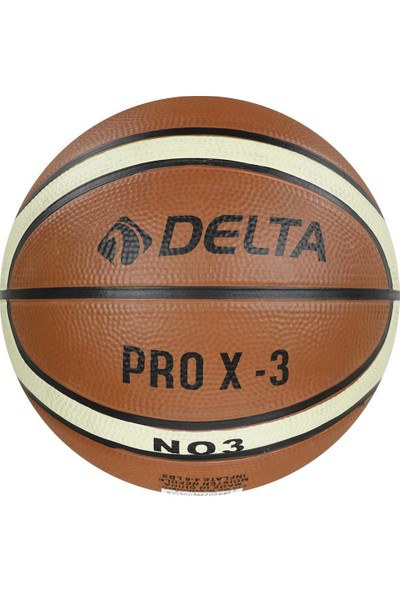 Delta Kauçuk Basketbol Topu Pro X 3 Numara