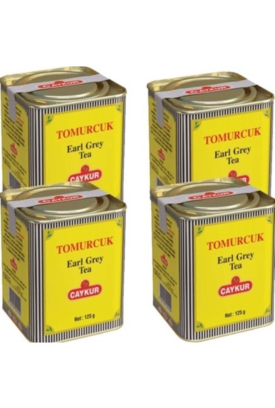 Çaykur Tomurcuk Çay 125 gr Teneke 4 Adet