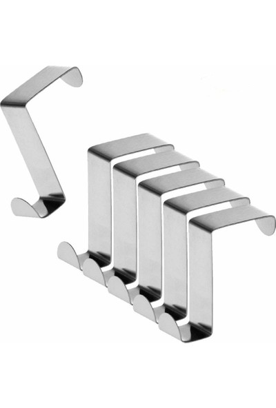 KaktüsKedi 6 Adet Z Tip Metal Kapı Askısı 711877