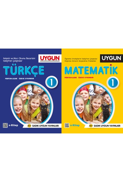 Sadık Uygun Yayınları 1. Sınıf Türkçe Matematik Seti