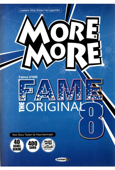 Kurmay Elt More And More 8. Sınıf Fame The Original 40 Deneme
