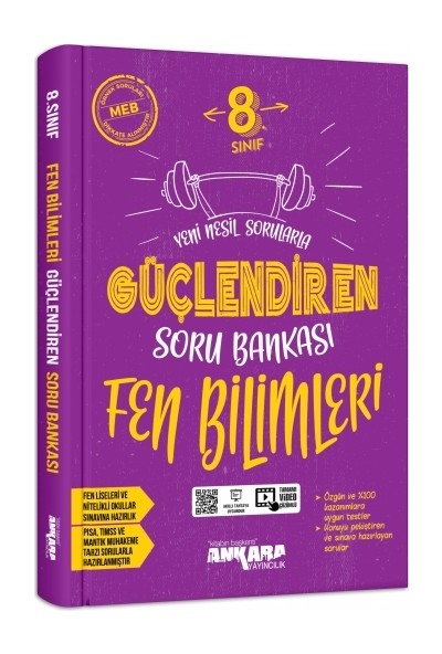 Ankara Yayıncılık 8. Sınıf Güçlendiren Soru Bankası Fen Bilimleri Yayıncılık