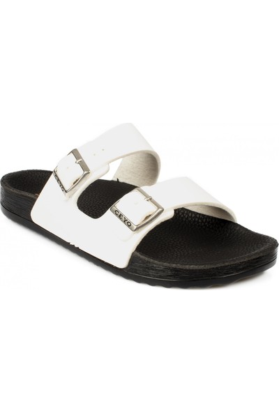 Ceyo Bahama 12 Beyaz Kadın Terlik