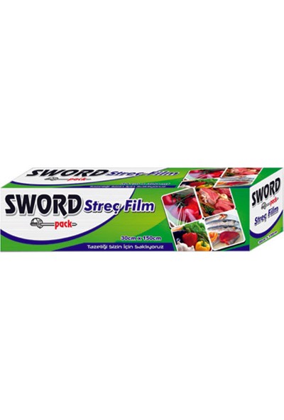 Sword Pack Kutulu Streç Film 9 Mikron 30 cm x 150 m Sword Pack Kutulu Streç Film 9 Mikron 30 cm x 150 m