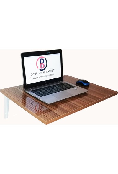 Okba Mobilya Açılır Kapanır Çalışma Masası Mutfak Masası Katlanır Duvar Masası Ceviz