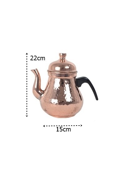 Mangal Sepetim Bakır Demlik Armut Tipi Büyük Boy Mangal Sepetim Bakır Demlik Armut Tipi Büyük Boy