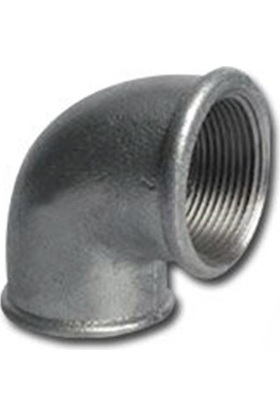 Trakya Döküm Dirsek Siyah 1/2