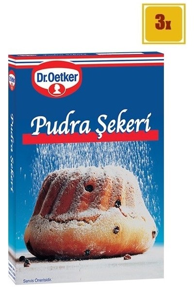 Dr.Oetker Pudra Şekeri 250 gr x 3