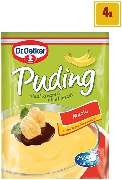 Dr.Oetker Muzlu Puding 125 gr x 4 Dr.Oetker Muzlu Puding 125 gr x 4