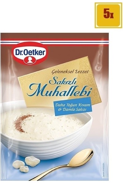 Dr.Oetker Sakızlı Muhallebi 150 gr x 5