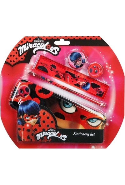 Cem Miraculous Ladybug 5’li Kırtasiye Set
