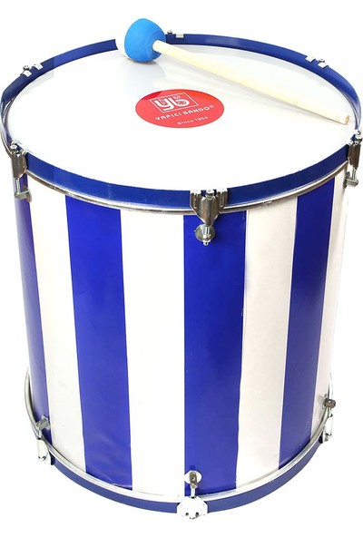 Samba Maç Davulu Mavi-Beyaz