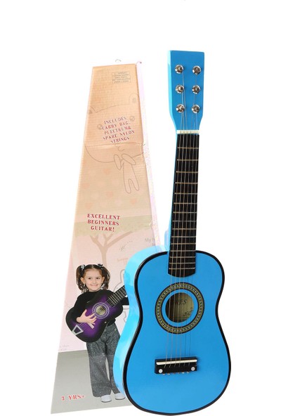 Andres 6 Tel Çocuk Gitar Mavi