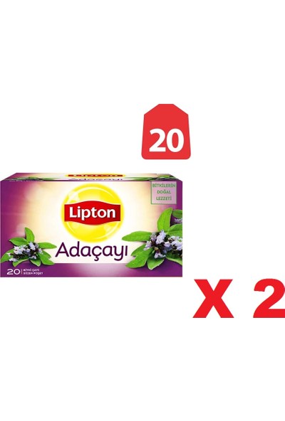 Lipton Adaçayı 20 X 2'li Lipton Adaçayı 20 X 2'li