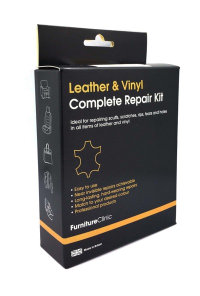 Furniture Clinic Oto Koltuk Deri Tamir Onarım Seti 100 ml Orta Kahverengi Furniture Clinic Oto Koltuk Deri Tamir Onarım Seti 100 ml Orta Kahverengi