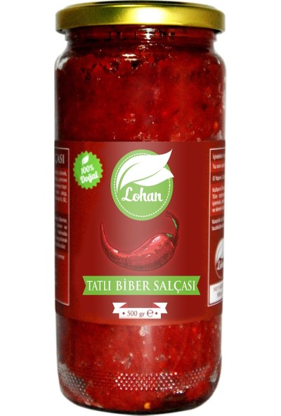 Lohan Tatlı Biber Ev Salçası El Yapımı 500 gr Lohan Tatlı Biber Ev Salçası El Yapımı 500 gr