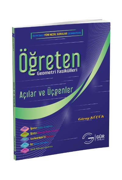 Gür Yayınları Öğreten Geometri Fasikülleri Açılar ve Üçgenler
