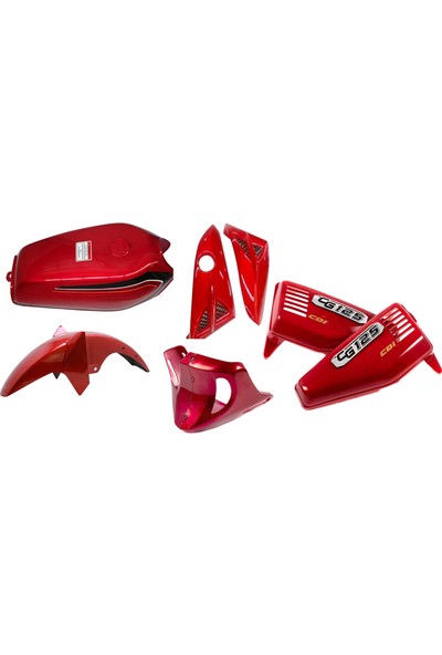 ITH 125 Cg Uyumlu Kaporta Seti Komple Kırmızı ITH 125 Cg Uyumlu Kaporta Seti Komple Kırmızı