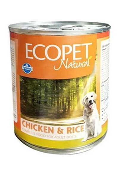Ecopet Natural Tavuk ve Pirinç Köpek Konservesi 300 gr (1 Adet) Ecopet Natural Tavuk ve Pirinç Köpek Konservesi 300 gr (1 Adet)