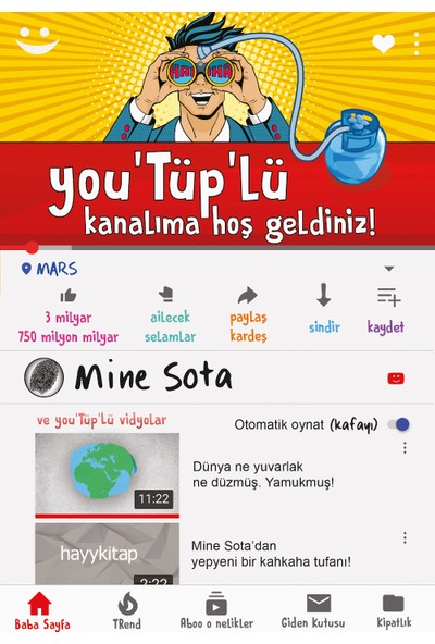You‘Tüp’lü Kanalıma Hoş Geldiniz! - Mine Sota You‘Tüp’lü Kanalıma Hoş Geldiniz! - Mine Sota