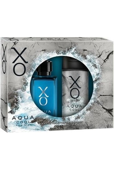 XO Aqua Cool Men Kofre EDT + Deodorant 100 ml Set Erkek