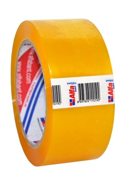 Alfa Koli Bandı 100 Metre X 45Mm Şeffaf Alfa Koli Bandı 100 Metre X 45Mm Şeffaf