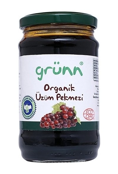 Grünn Organik Üzüm Pekmezi 850 Gr Grünn Organik Üzüm Pekmezi 850 Gr