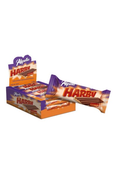 Ülker Alpella Harby Karamelli Kaplamalı Bisküvi 25 gr 24'lü