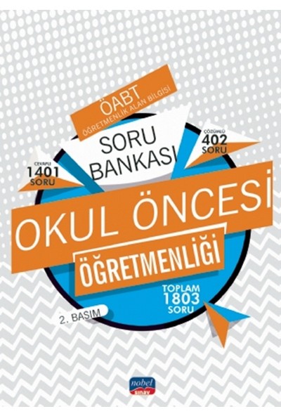 Nobel Yayınevi Okul Öncesi ÖABT 2020 Soru Bankası