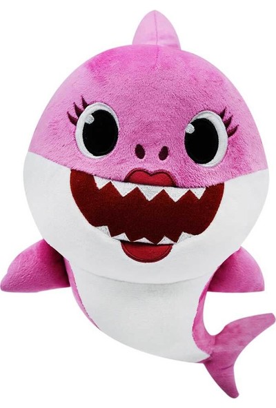Baby Shark Sesli Anne Shark Pembe Peluş 25 cm Baby Shark Sesli Anne Shark Pembe Peluş 25 cm