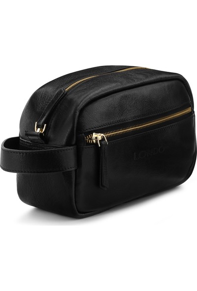 Londo Ot191 Hakiki Deri Seyahat Ve Makyaj El Çantası
